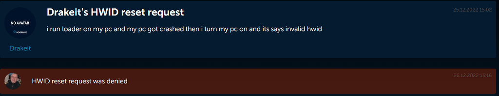 Help with hwid reset - English - NeverLose.cc - Forum Help with hwid reset - English - NeverLose.cc - Forum