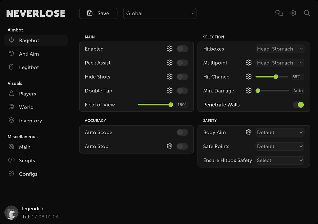 Gamesense menu style - Offtop - NeverLose.cc - Forum