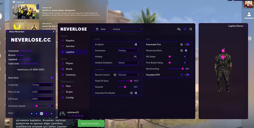 I think menu looks better like that - Media - Neverlose.cc - Forum
